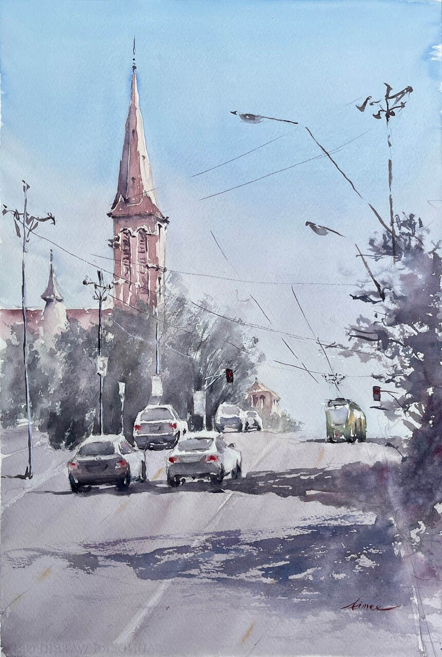 The World Around Me—Aimee Li Watercolour Landscape