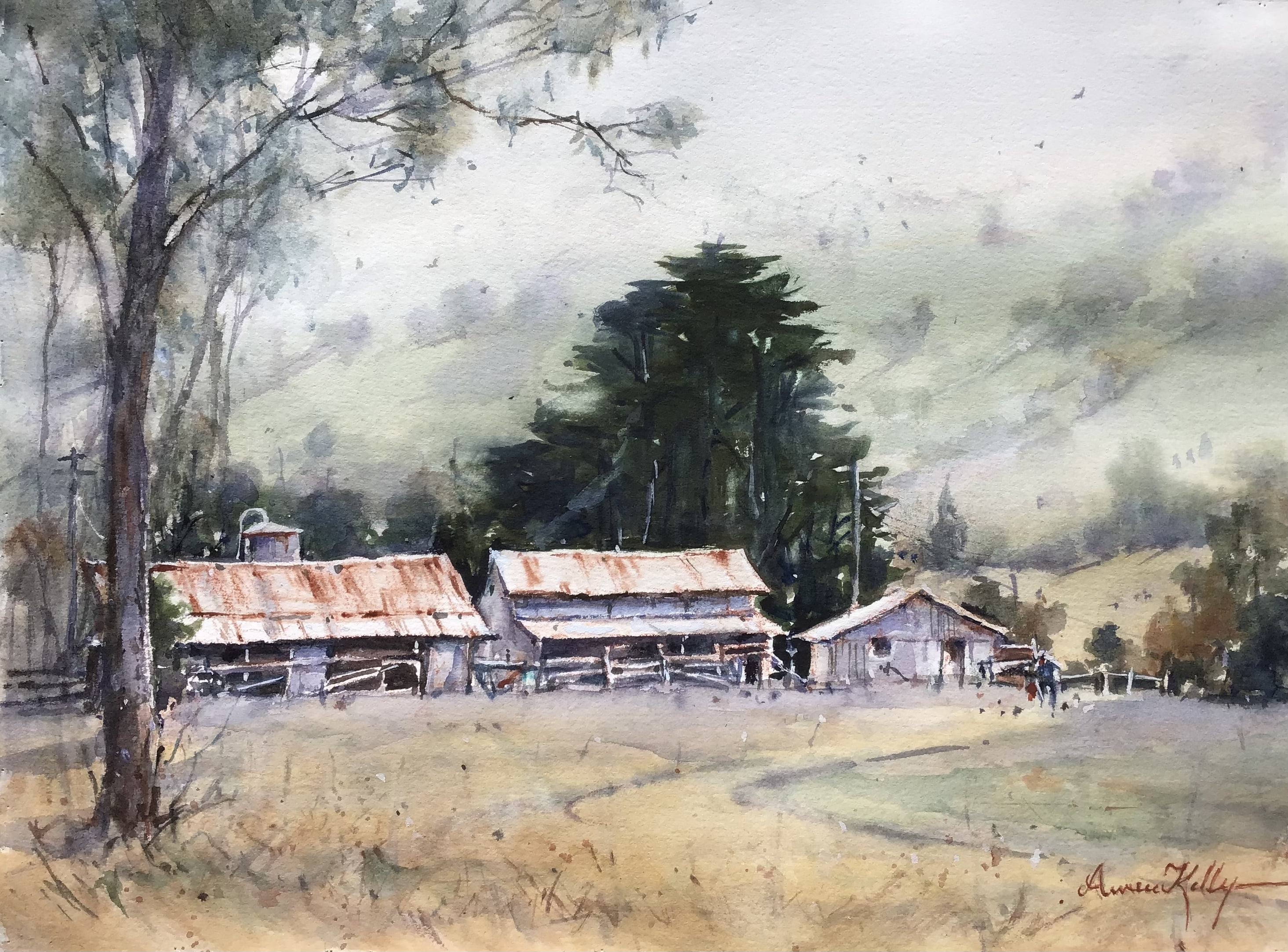 Misty morning, Koonwarra, South Gippsland