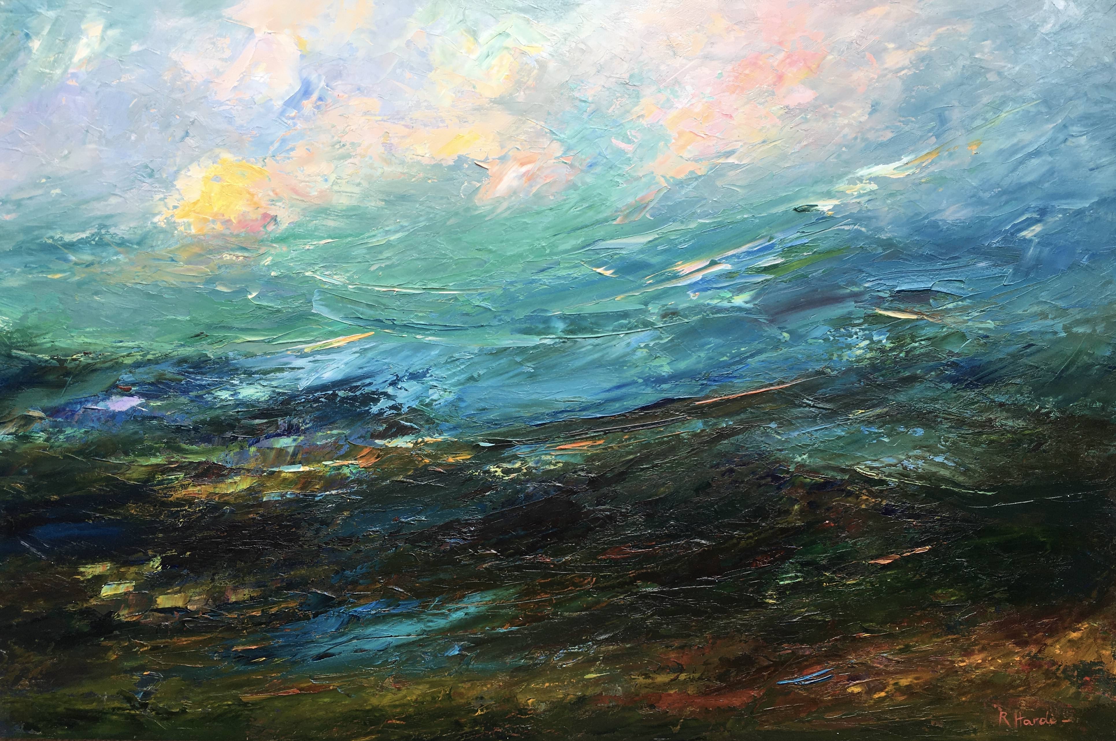 Clearing Sky over the Ocean