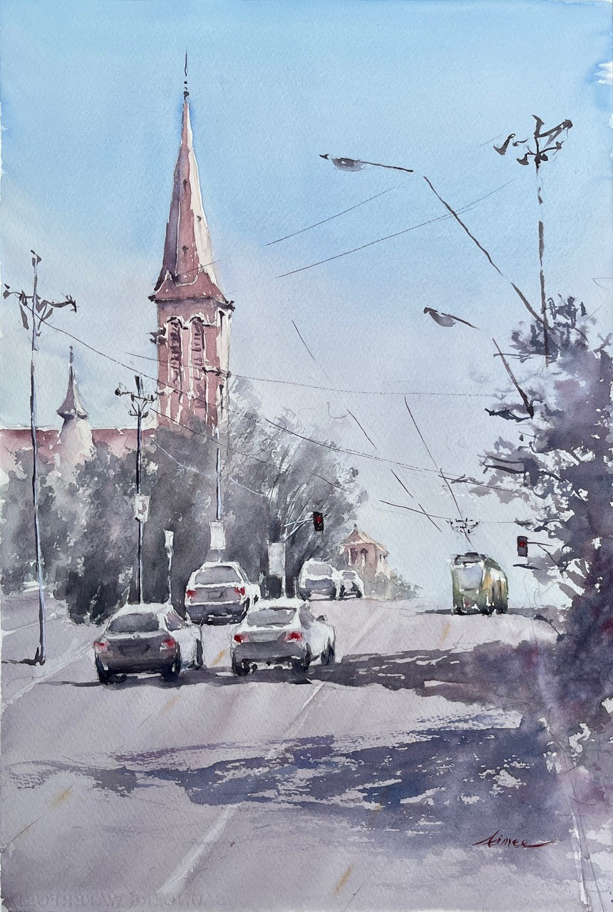 The World Around Me: Aimee Li Watercolour Landscape