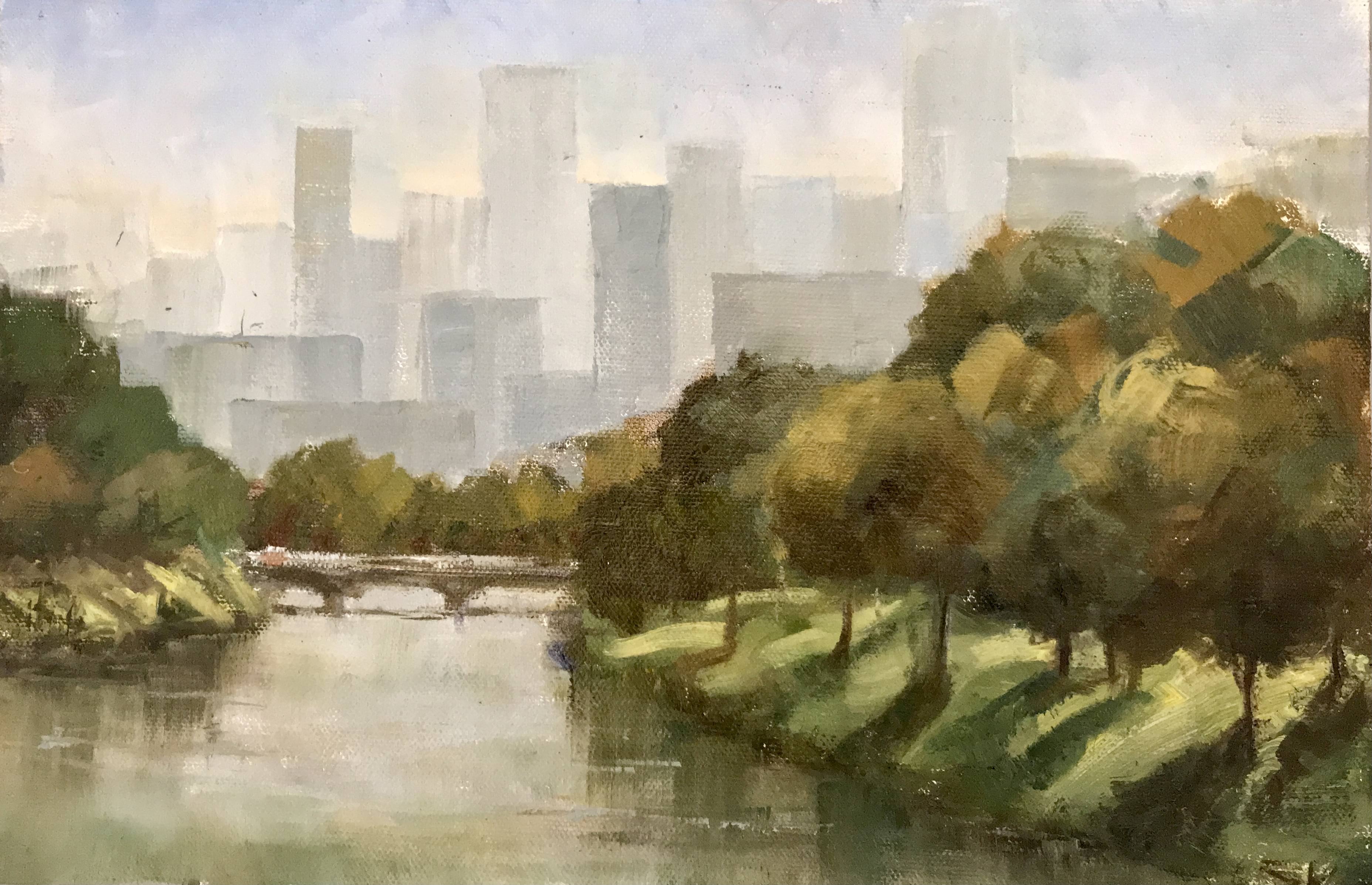 View from under Morell Bridge, Yarra River