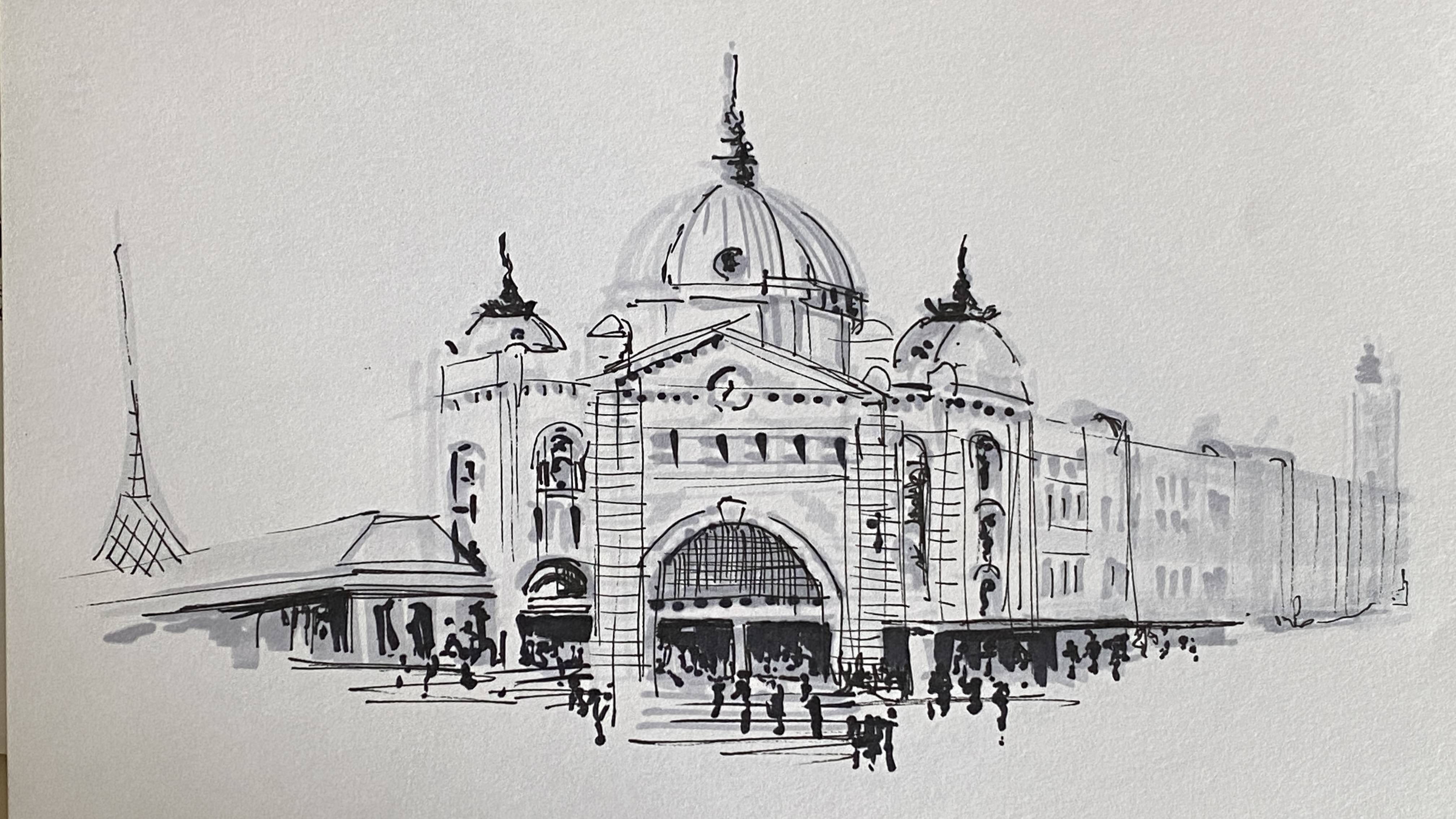 Flinders Street Station (Art Centre)